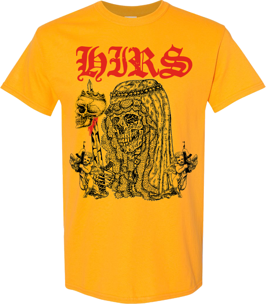 HIRS - Skull Gold Tee – Merch Bin